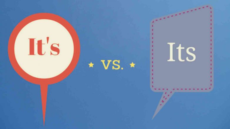 Difference between Its and It’s - Eduvast.com