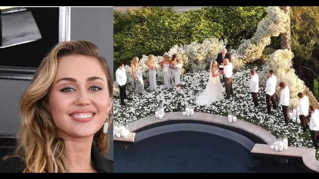 Miley Cyrus Shines As Maid Of Honor At Mom's Surprise Malibu Wedding ...